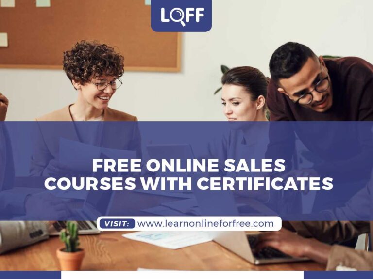 17 Free Online Sales Courses With Certificates - Learn Online for Free